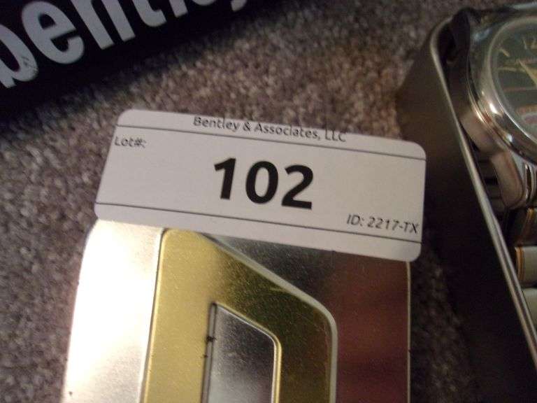 LOT (2): "3" 1951-2001 POCKET WATCH & CHEVROLET STAINLESS STEEL ...