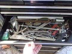 CRAFTSMAN METAL, 2-PIECE TOOL BOX W/ WHEELS, 10 DRAWERS - BLACK ...