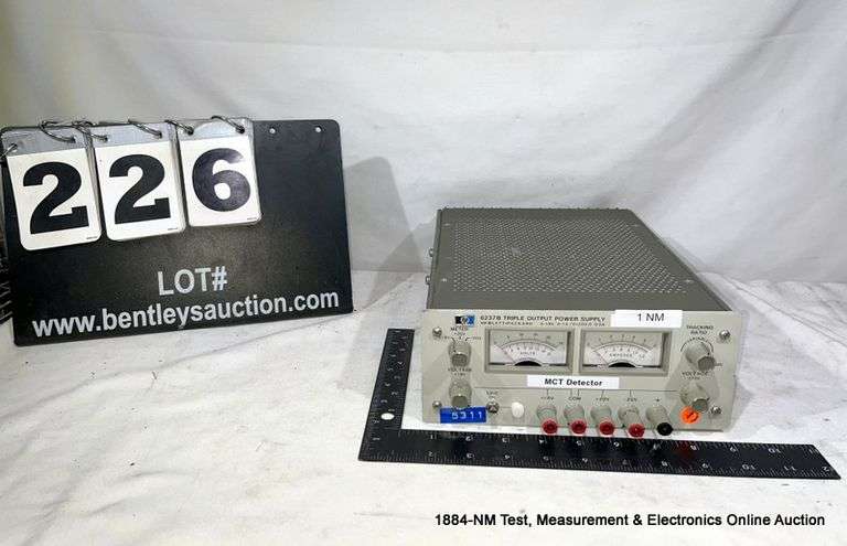 HP 6237B TRIPLE OUTPUT POWER SUPPLY - Bentley & Associates, LLC
