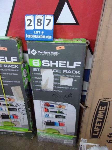 MEMBER'S MARK 6-SHELF STORAGE RACK - Bentley & Associates, LLC