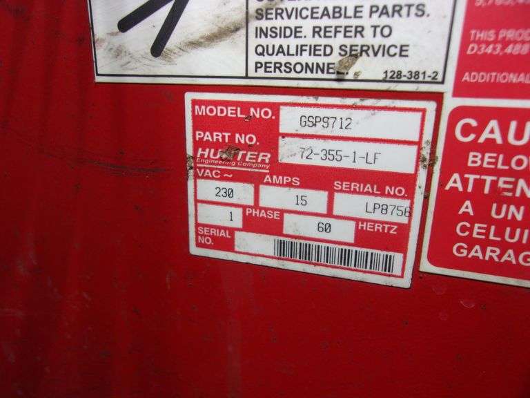 HUNTER ROAD FORCE TIRE BALANCER GSP9700 - Bentley & Associates, LLC