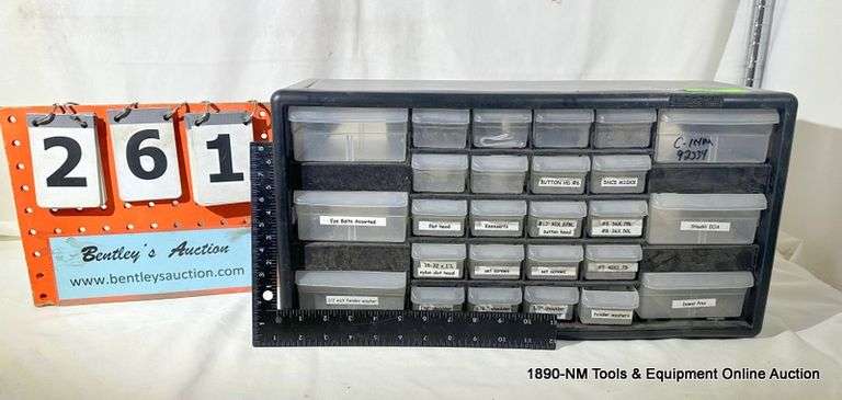 PLASTIC 26-BIN BOLT BIN - Bentley & Associates, LLC