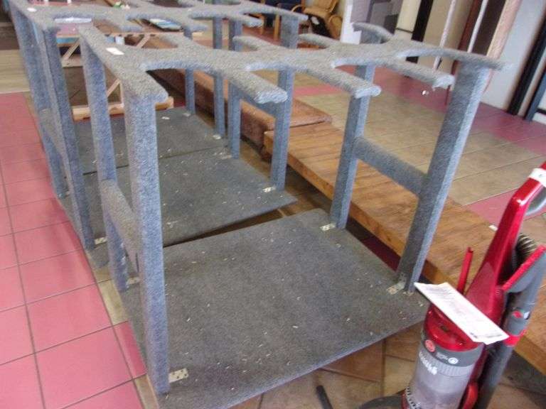 CARPET COVERED RUG CART - Bentley & Associates, LLC