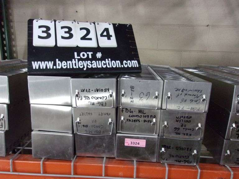 LOT: (12) NALGENE STAINLESS STEEL CRYOGENIC FREEZER BOXES - Bentley ...