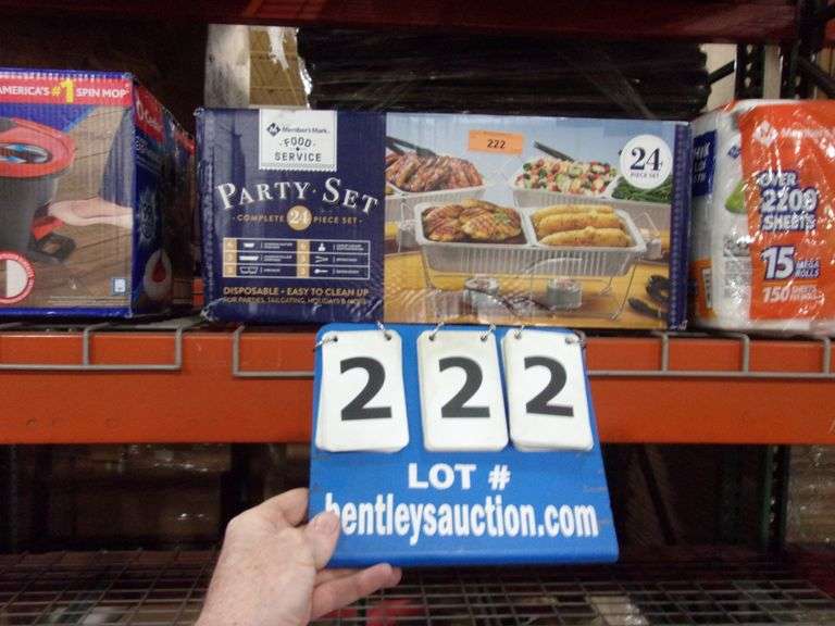 MEMBER'S MARK COMPLETE 24-PIECE SET CATERING FOOD SET UP - Bentley ...