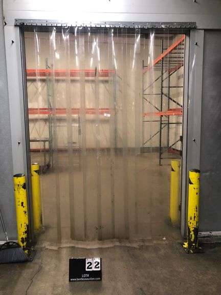 WALK-IN FREEZER PLASTIC DOOR FLAPS (BUYER RESPONSIBLE TO FULLY ...