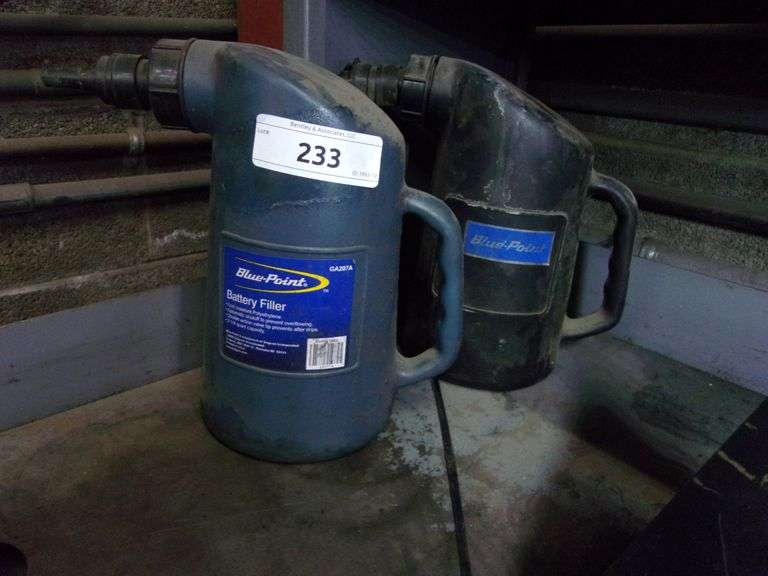 LOT: (2) BLUE POINT BATTERY FILLER - Bentley & Associates, LLC