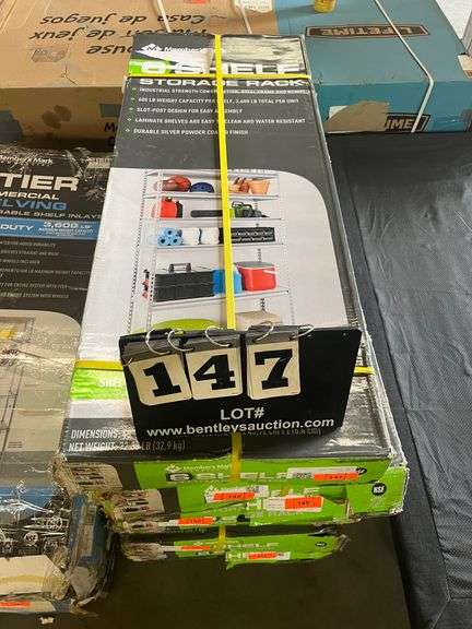 MEMBER'S MARK 6-SHELF STORAGE RACK 600 LB. WEIGHT CAPACITY, 48 W X 18 D ...