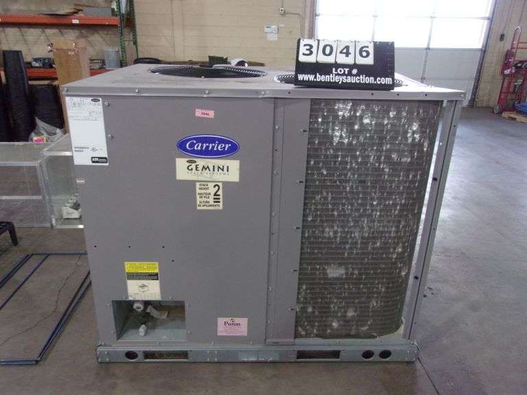 CARRIER AIR CONDITIONING UNIT MODEL: 38A4ZA140A5A0A0A0 - Bentley ...