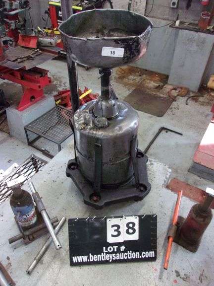 OIL DRUM WASTE CATCHER CAN ON WHEELS - Bentley & Associates, LLC