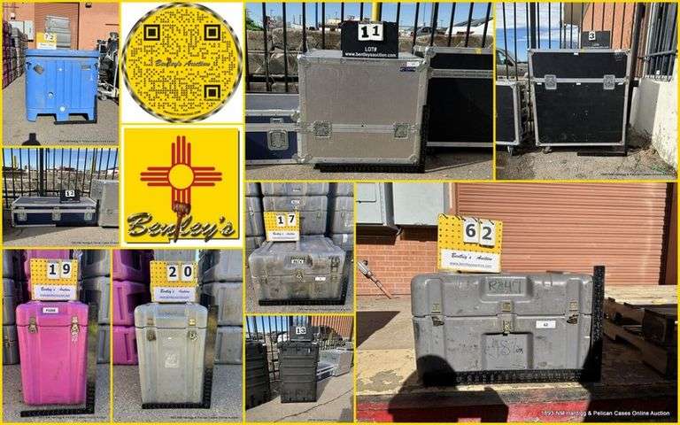 1893-NM Hardigg & Pelican Cases Online Auction - Bentley & Associates, LLC