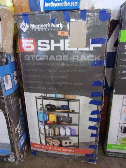 MEMBER'S MARK 5-SHELF STORAGE RACK - Bentley & Associates, LLC