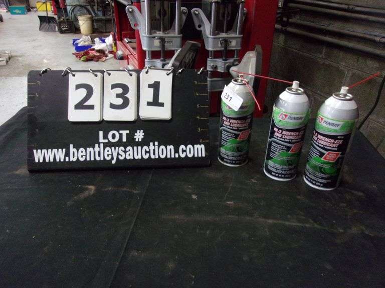 LOT: (3) PENRAY 11 OZ CANS OF PR-3 WRENCH-EZE AND LUBRICANT - Bentley ...
