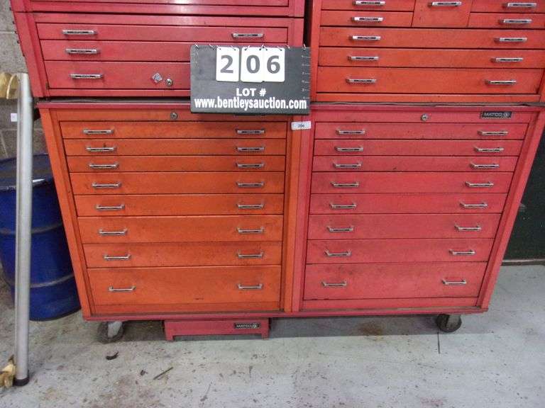 MATCO TOOLS 16-DRAWER TOOL CABINET ON WHEELS - Bentley & Associates, LLC