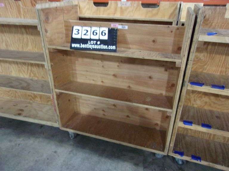 4-WHEELED CUSTOM LIBRARY STORAGE CARTS - Bentley & Associates, LLC