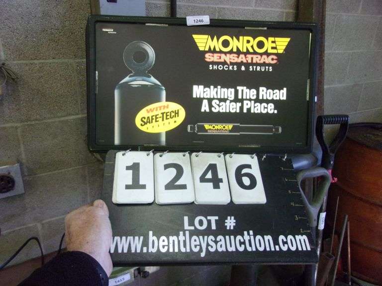 MONROE SHOCK ELECTRIC DISPLAY SIGN - Bentley & Associates, LLC