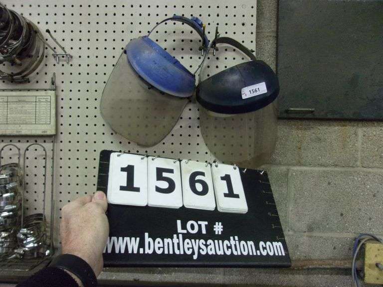 LOT OF 2: BLUE POINT FACE SHIELDS - Bentley & Associates, LLC
