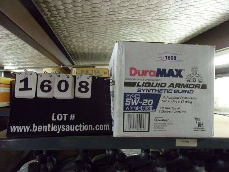 CASE OF DURAMAX LIQUID ARMOR, SYNTHETIC BLEND 5W-20 MOTOR OIL - Bentley ...