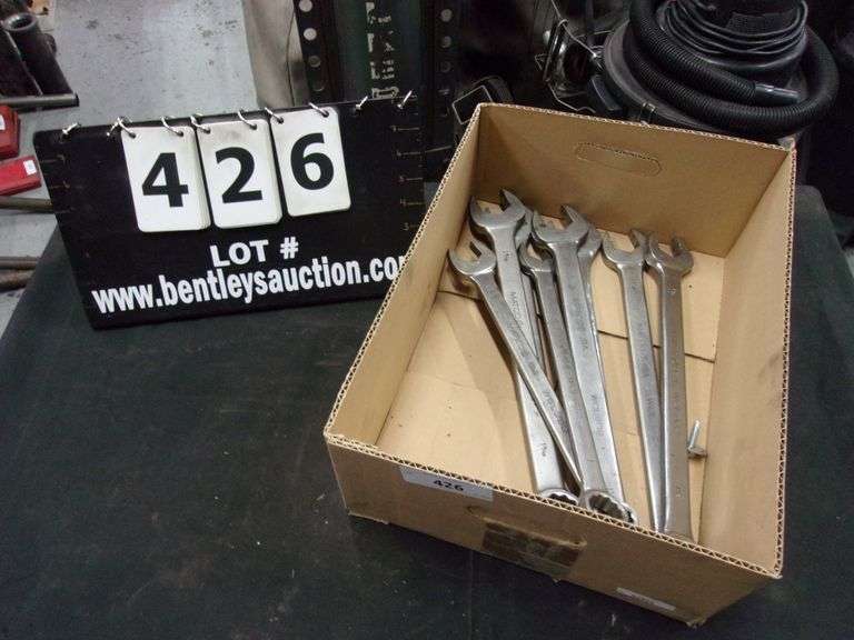 BOX: LARGE MATCO ASSORTED SIZED WRENCHES - Bentley & Associates, LLC
