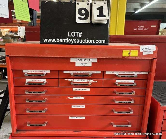 CRAFTSMAN RED TOOL BOX - Bentley & Associates, LLC