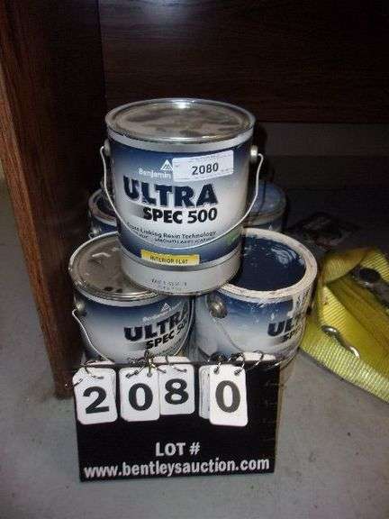 LOT: (5) ULTRA SPEC 500 INTERIOR EGG SHELL - Bentley & Associates, LLC