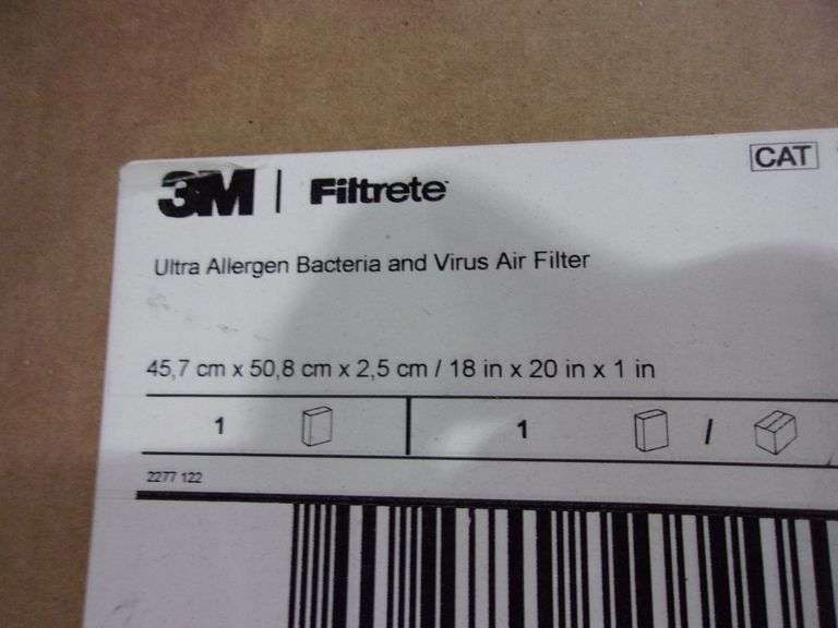 3M FILTRETE ULTRA ALLERGEN BACTERIA & VIRUS AIR FILTER - Bentley ...