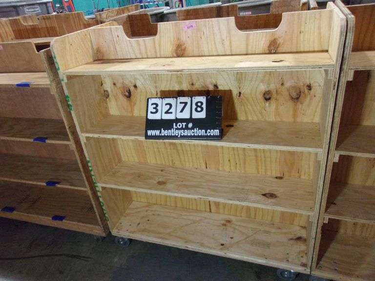 4-WHEELED CUSTOM LIBRARY STORAGE CARTS - Bentley & Associates, LLC