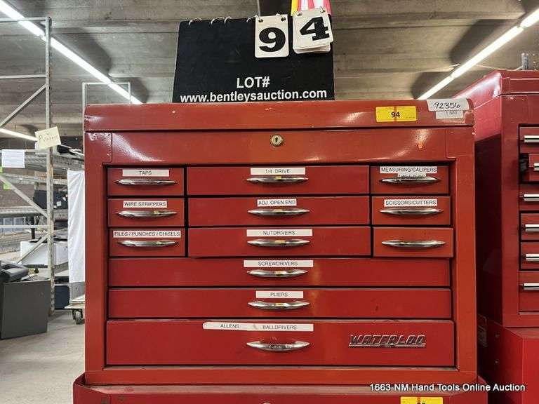 WATERLOO RED TOOL BOX - Bentley & Associates, LLC