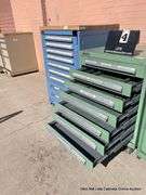 LISTA 7-DRAWER CABINET ON WHEELS - GREEN - Bentley & Associates, LLC