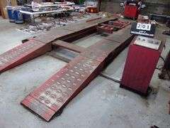 HUNTER MODEL: RL AUTOMOTIVE SCISSOR LIFT ALIGNMENT RACK, 16000# LBS ...