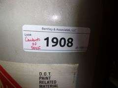 SHELF: 4 SHERWIN WILLIAMS THINNER 5 GALLON BUCKETS - Bentley ...