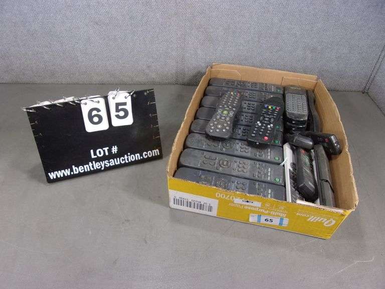 BOX: TV REMOTES - Bentley & Associates, LLC