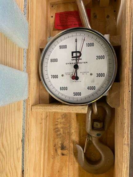 DILLON 10,000# DYNAMO METER - Bentley & Associates, LLC