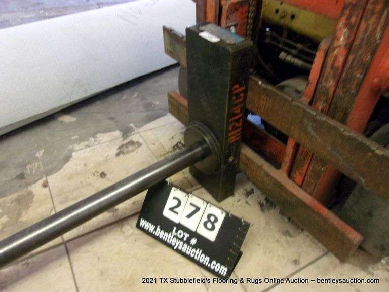 CARPET MOVING POLE FORKLIFT ATTACHMENT - Bentley & Associates, LLC