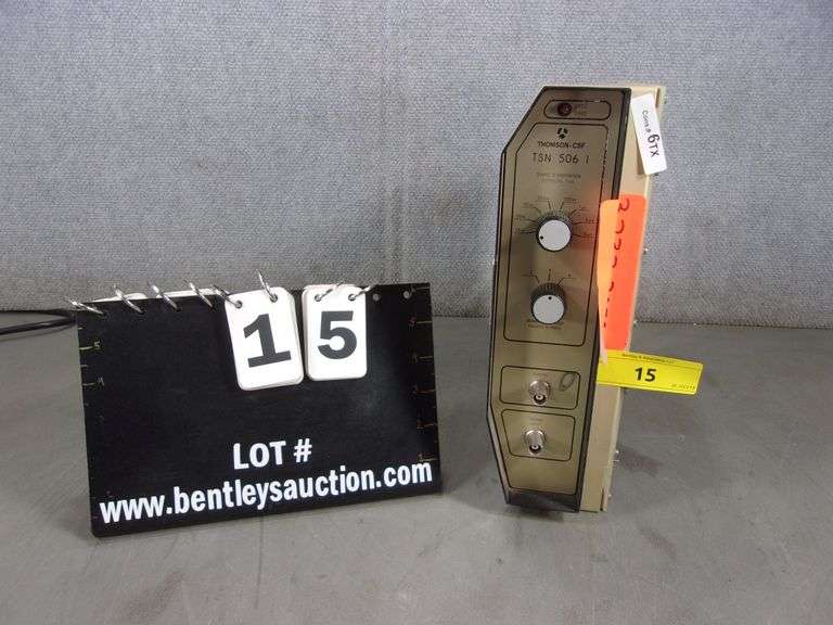 THOMSON - CSF PLUG MODULE - MODEL TSN-506-1 - Bentley & Associates, LLC