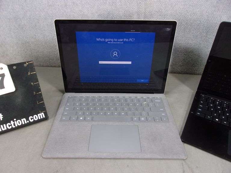 Microsoft Surface Laptops Model 1867 1 Silver 1 Black Broken