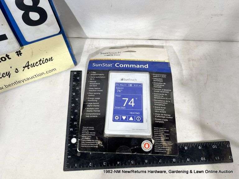 SUN TOUCH SUNSTAT COMMAND FLOOR HEATING CONTROL - Bentley & Associates, LLC
