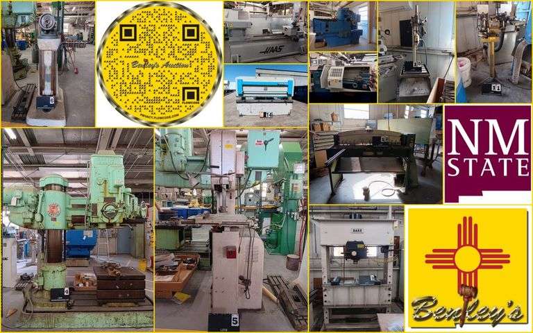 1983-NM NMSU Machine Shop & Equipment Online Auction - Bentley ...