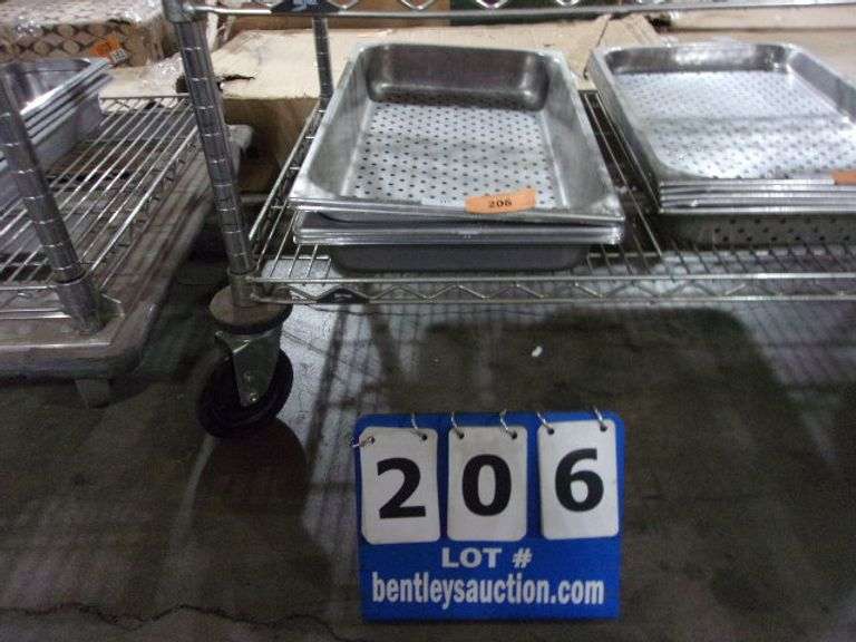 LOT: METAL FOOD STRAINING TROUGHS - Bentley & Associates, LLC