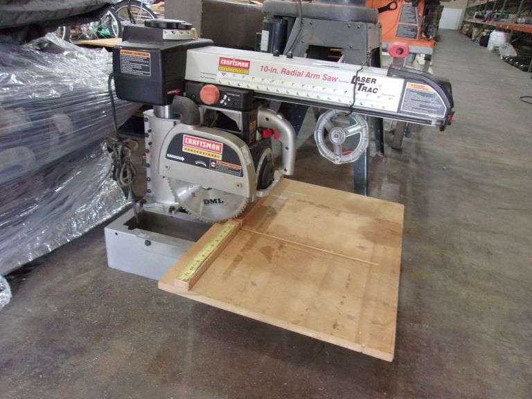 CRAFTSMAN 10" RADIAL ARM SAW - Bentley & Associates, LLC