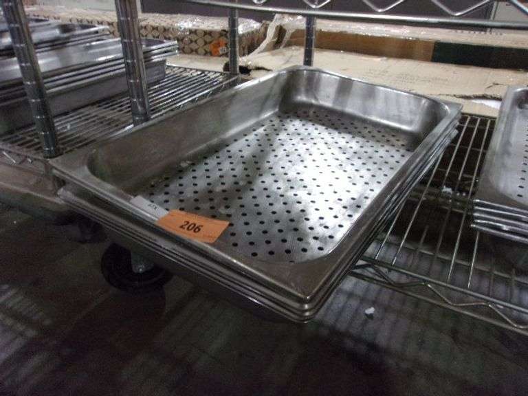 LOT: METAL FOOD STRAINING TROUGHS - Bentley & Associates, LLC