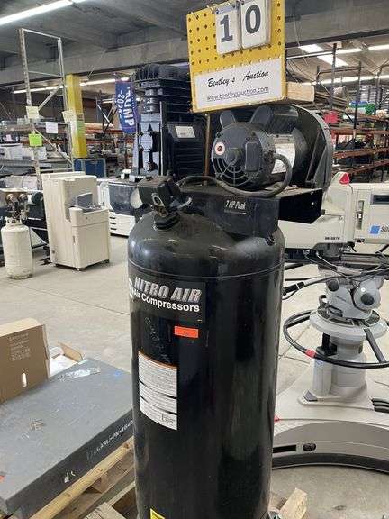 NAPA NITRO AIR COMPRESSOR 7HP MODEL: NAC-82-4276 - Bentley & Associates ...