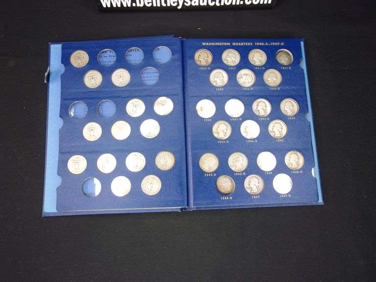 1931-1962 WASHINGTON QUARTER COIN BOOK - Bentley & Associates, LLC