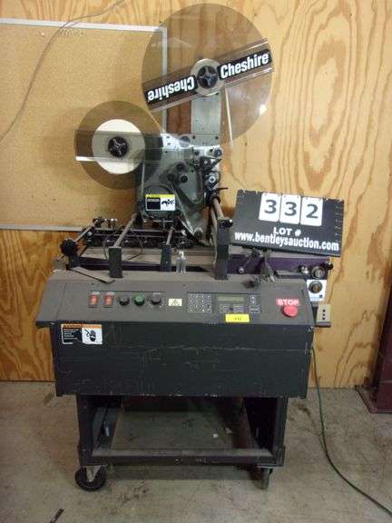 CHESHIRE 2 INCH TABBER MACHINE, MAIL TABBER - Bentley & Associates, LLC