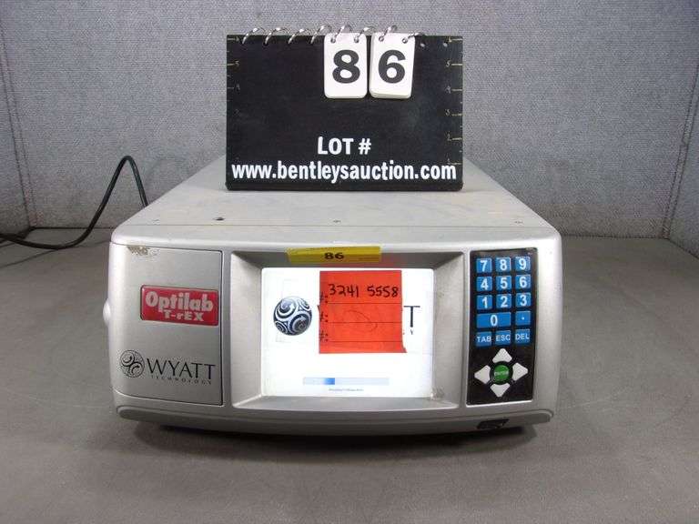 WYATT TECHNOLOGY OPTILAB T-REX - Bentley & Associates, LLC