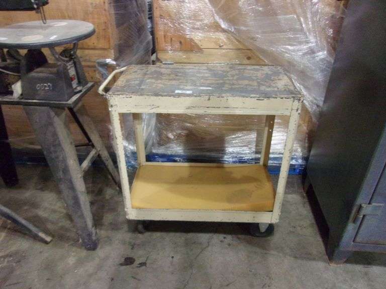 2-SHELF METAL SHOP CART - Bentley & Associates, LLC