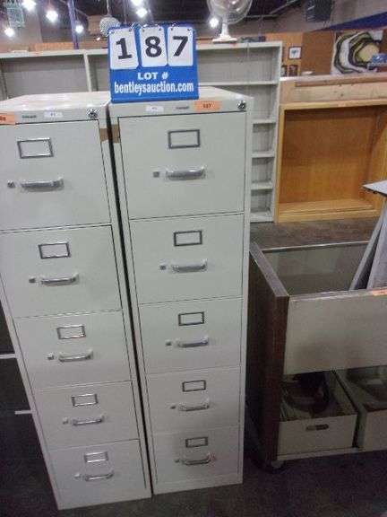 HON 5-DRAWER FILING CABINET - WHITE - Bentley & Associates, LLC