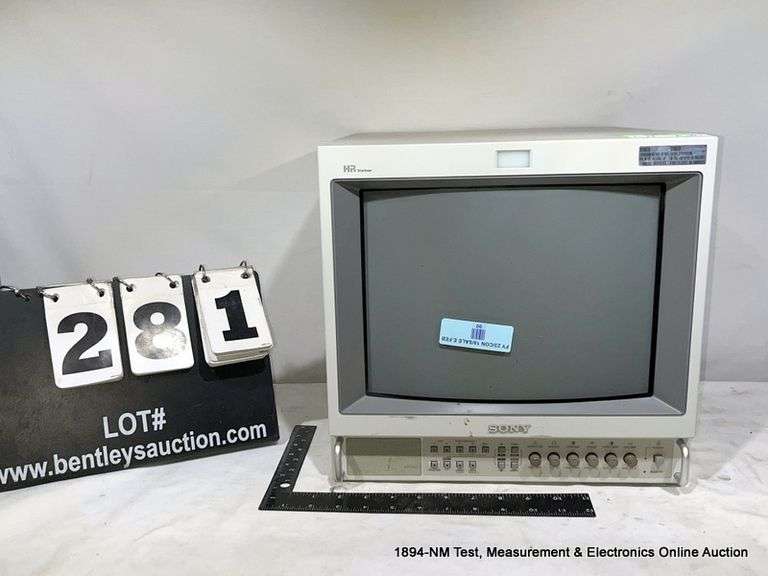 SONY TRINITRON PVM 1353MD VIDEO MONITOR - Bentley & Associates, LLC