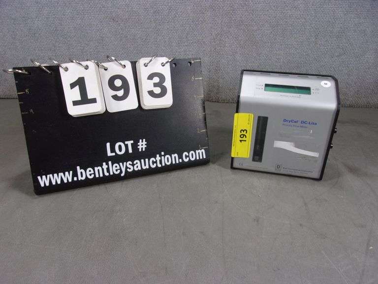 DRYCAL DC-LITE PRIMARY FLOW METER - Bentley & Associates, LLC
