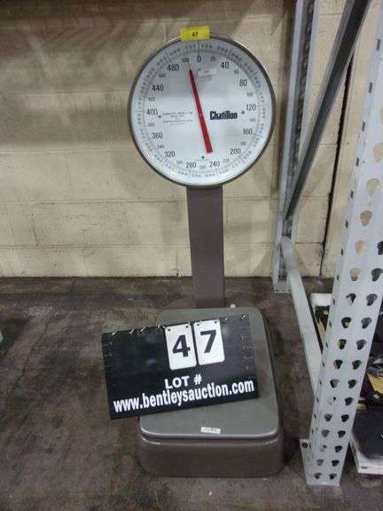 CHATILLON MODEL 13/A 520# CAPACITY PLATFORM SCALE - Bentley ...